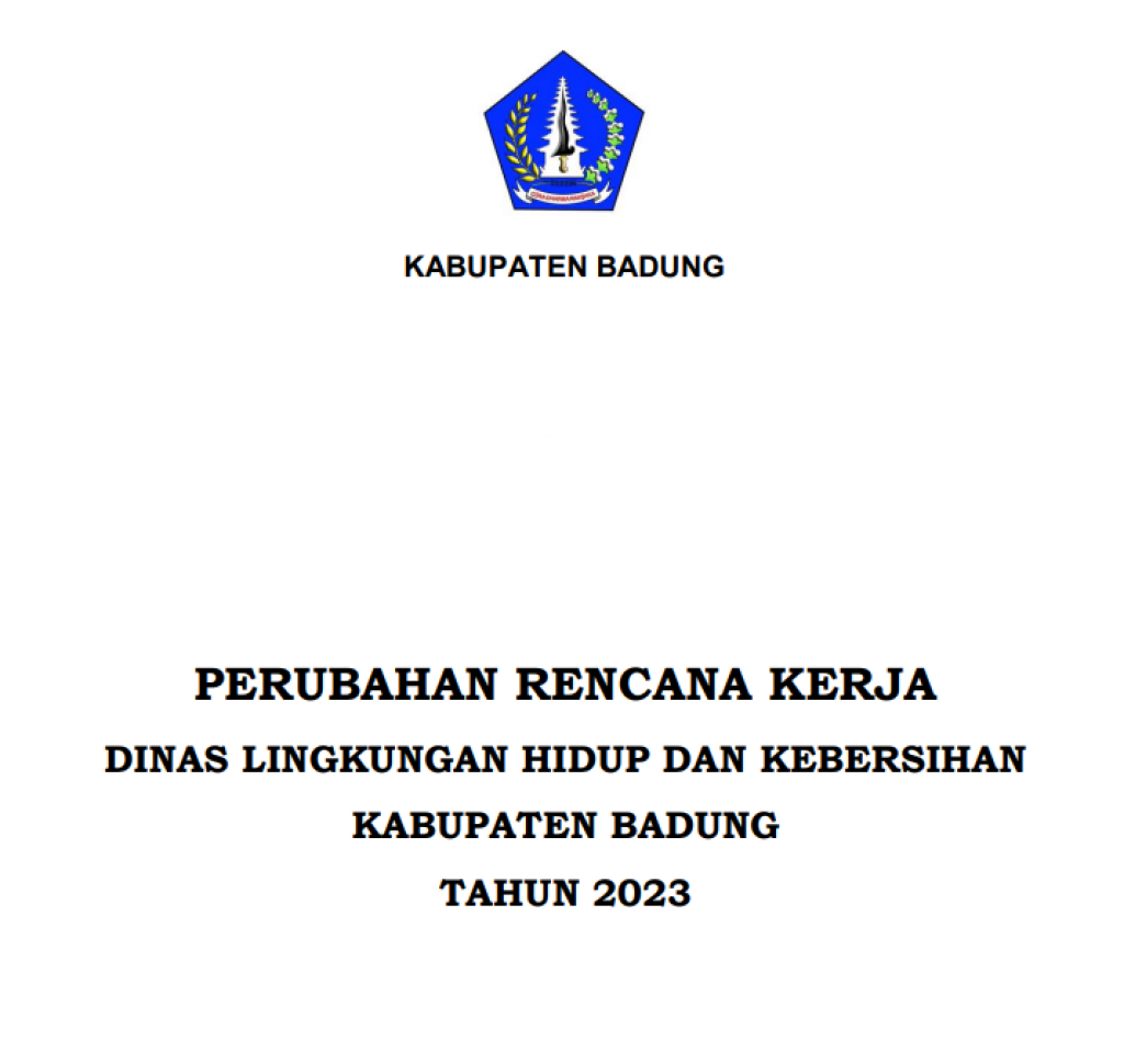 RENJA PERUBAHAN DLHK 2023 | Dislhk Badung